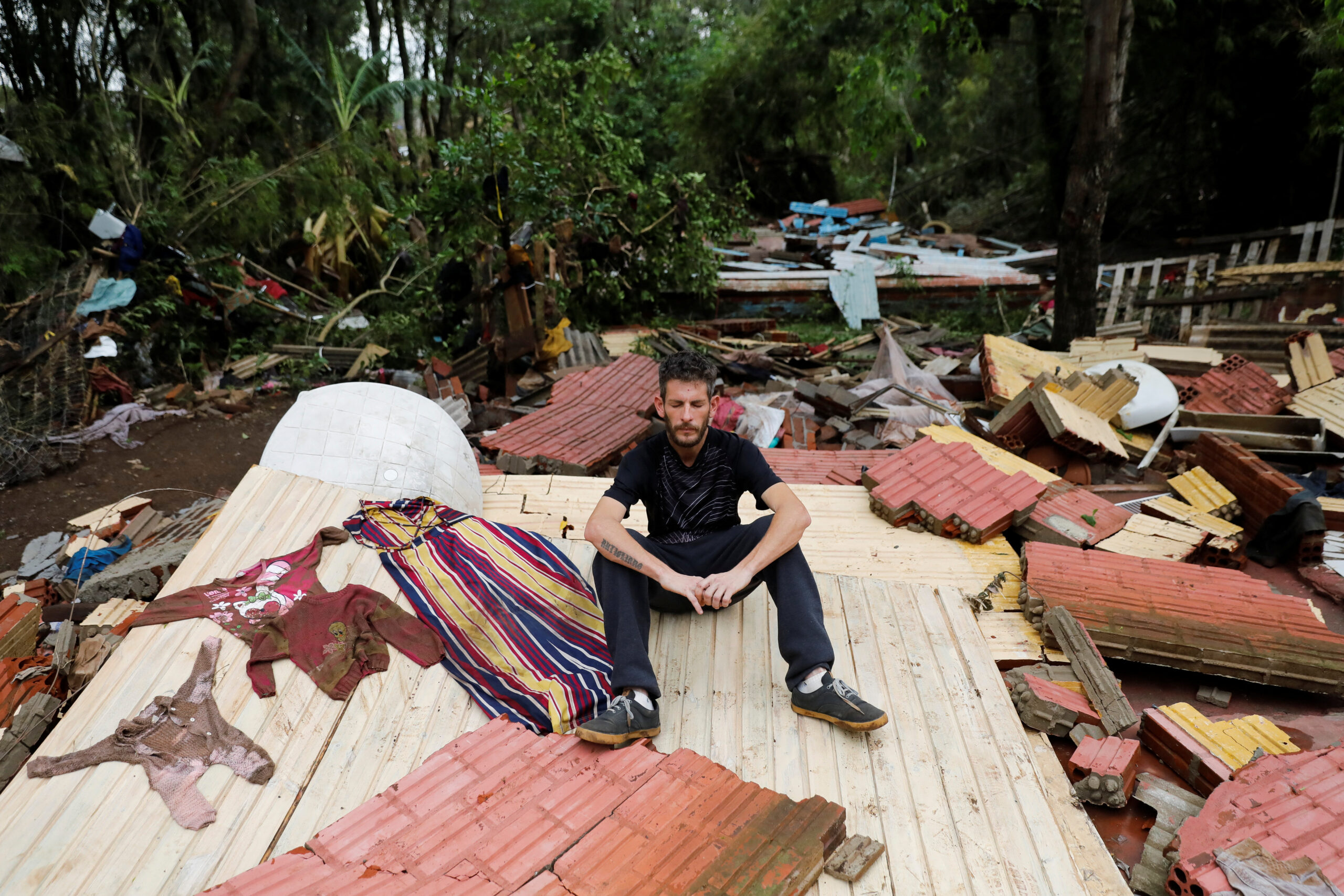 Brazilians, battered by tropical cyclone, begin to rebuild their lives ...