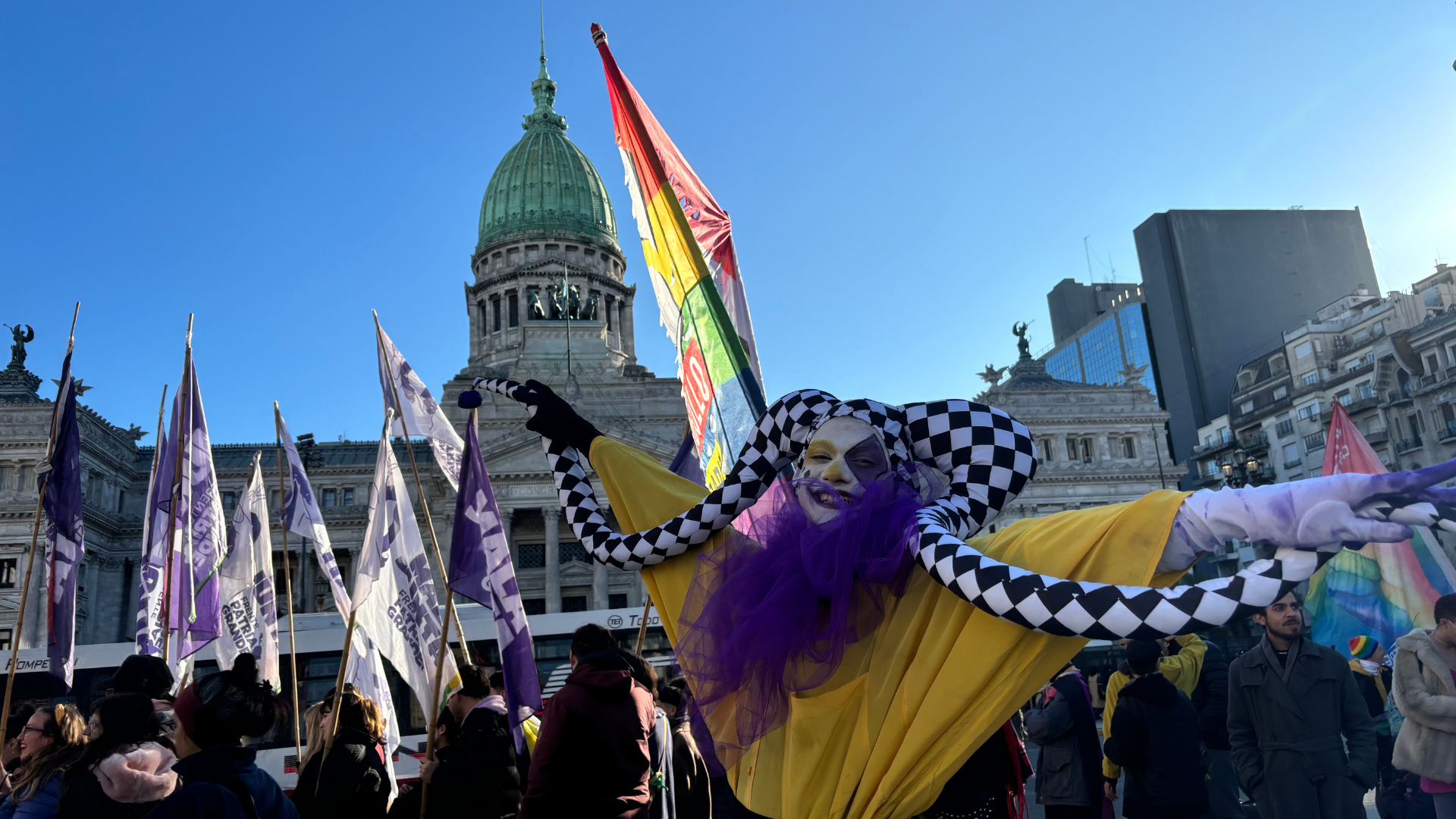 As far-right hostility rises, non-binary Argentines hold second march ...