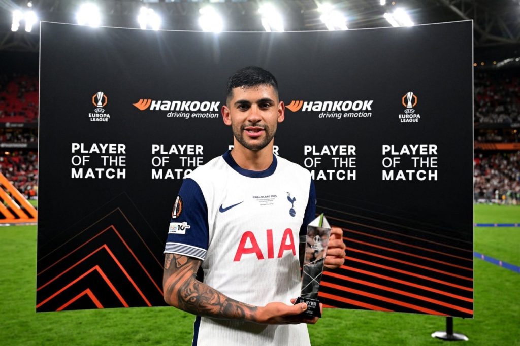 ‘Cuti’ Romero crowned Europa League final MVP as Tottenham ends 17 year ...